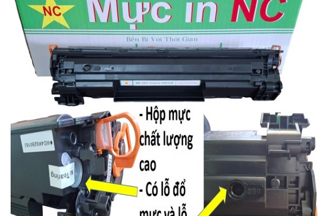 Hộp mực HP 78a, CE278A, cho máy in Hp 1536dnf, 1606, 1566, 1560, 1536